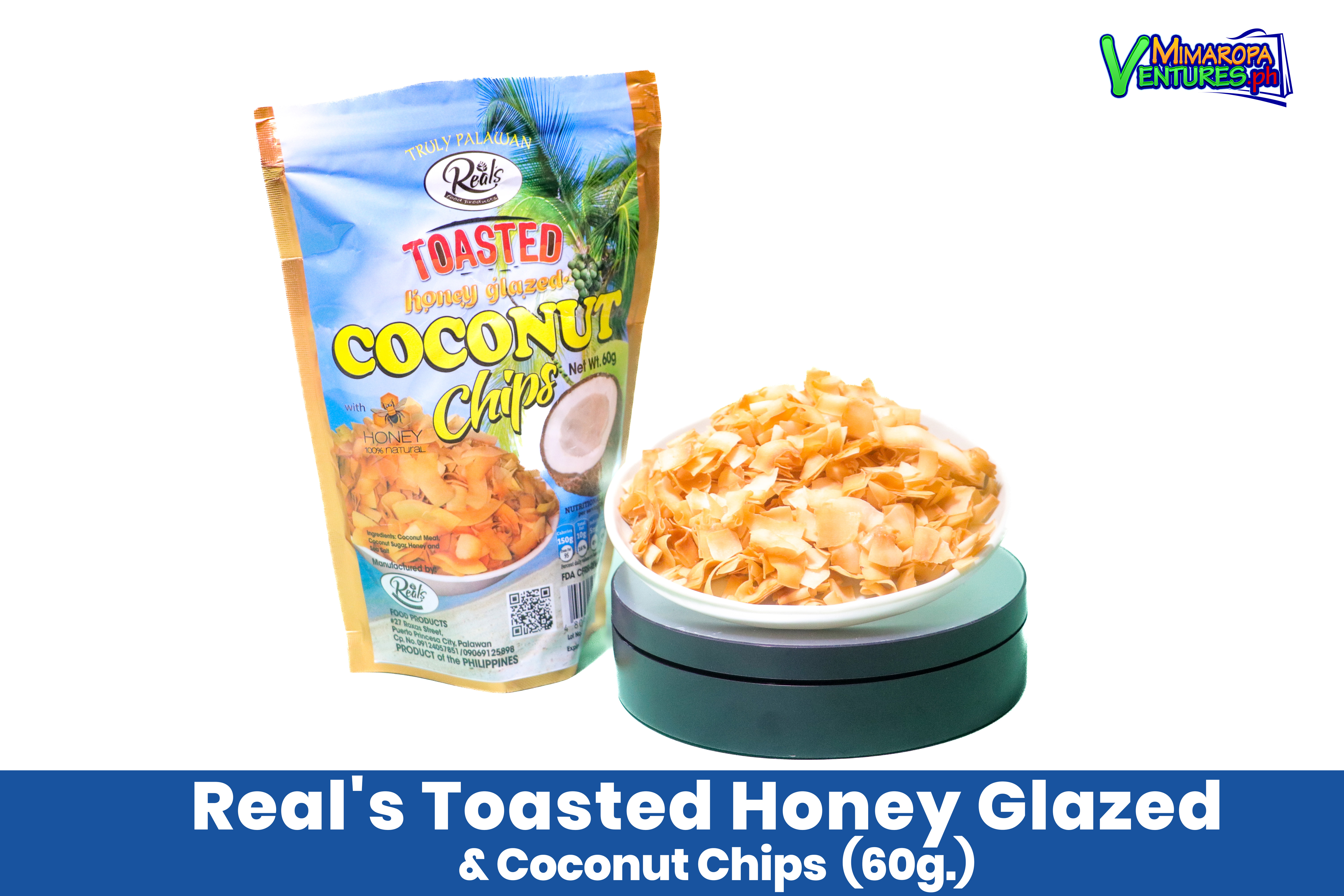 MIMAROPA Ventures | Reals' Food Product Toasted Honey Glazed Coconut Chips